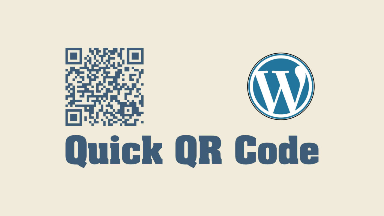 Neues WordPress Plugin: Quick QR Code Chefblogger Magazin über Wordpress, Social Media ...